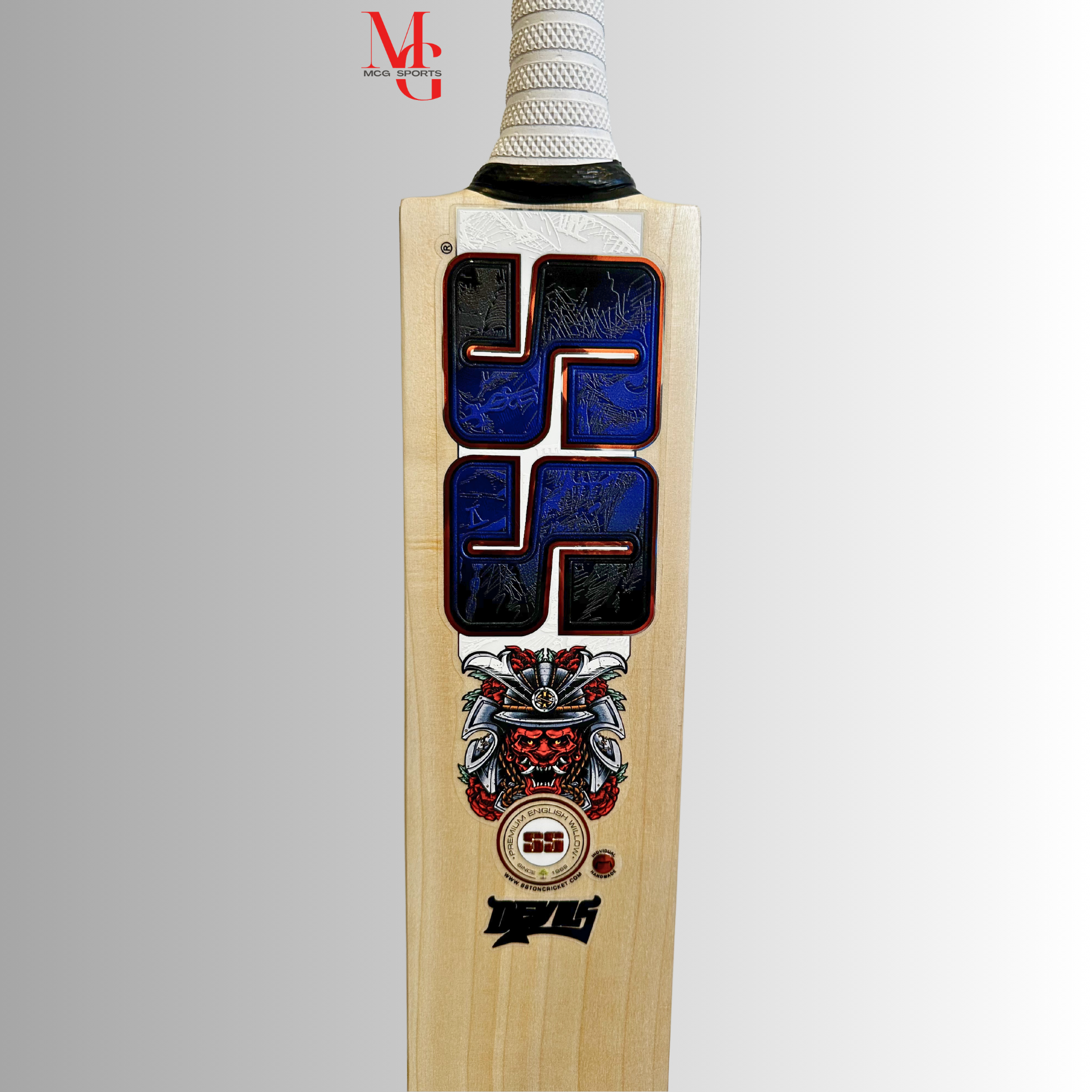 SS - Devils Blue Cricket Bat – MCG Sports